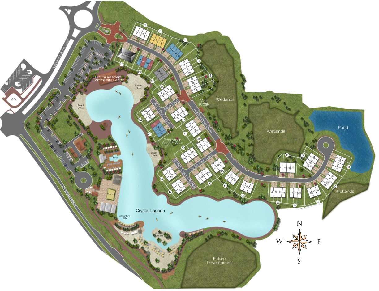 Lagoon Residences at Epperson, Wesley Chapel, Biscayne Homes | NEO