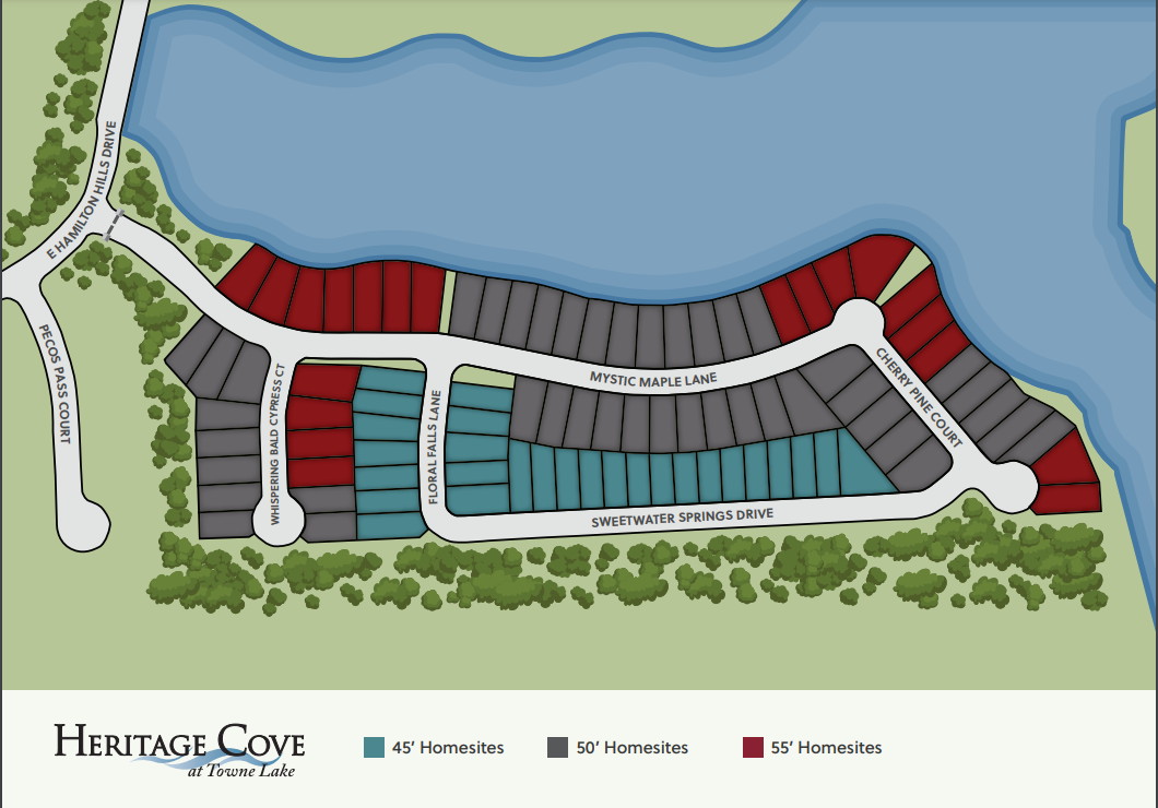 TOWNE LAKE, Cypress, Caldwell Homes | Properties NEO