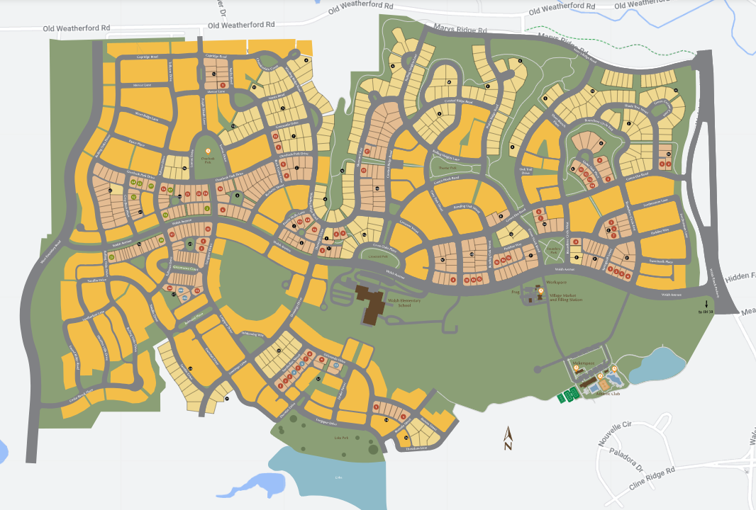 Walsh Ranch 60', Aledo, Drees Homes | Properties NEO